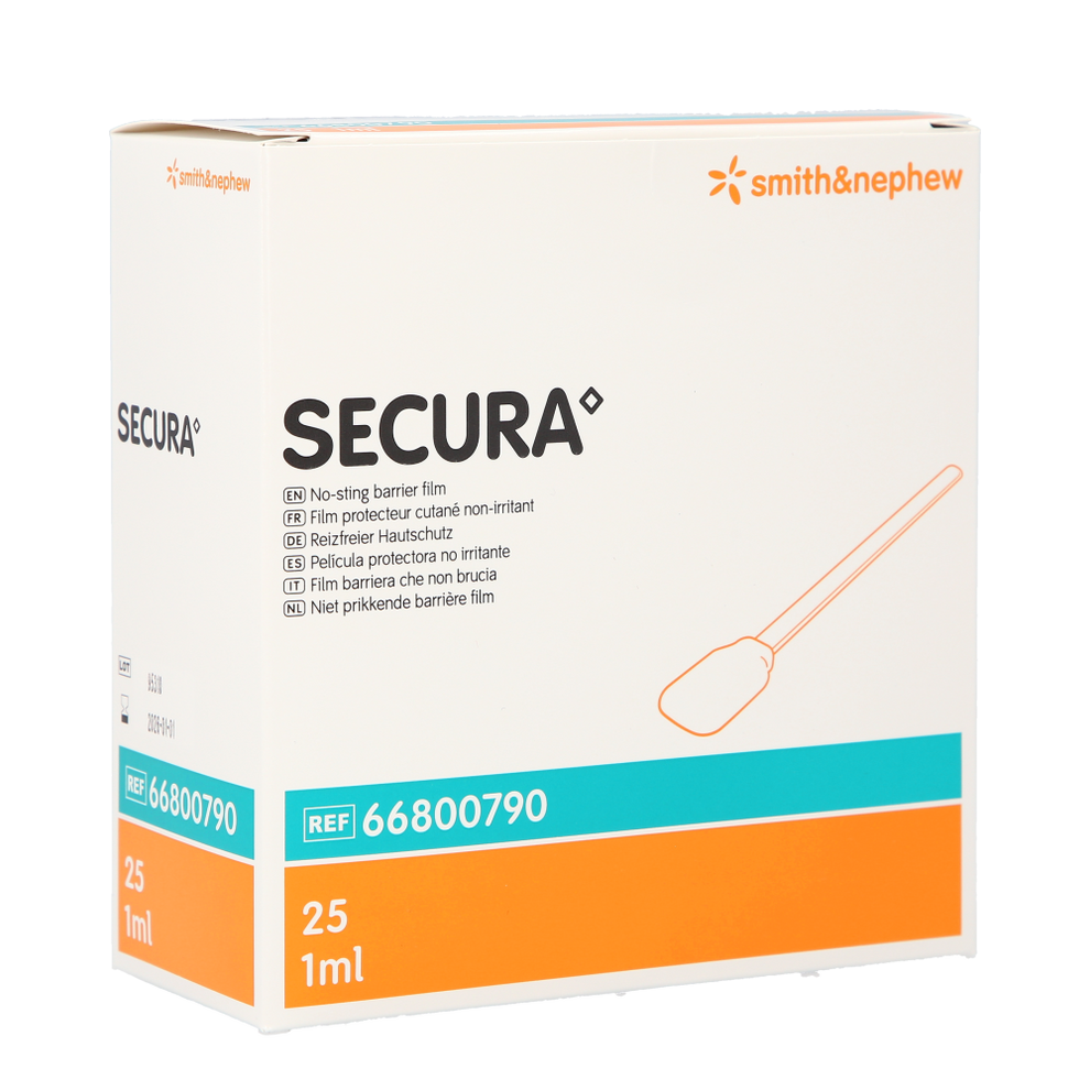Secura No-Sting Barrier Film Protectant Swabs 1ml / 25 | Bluebird ...